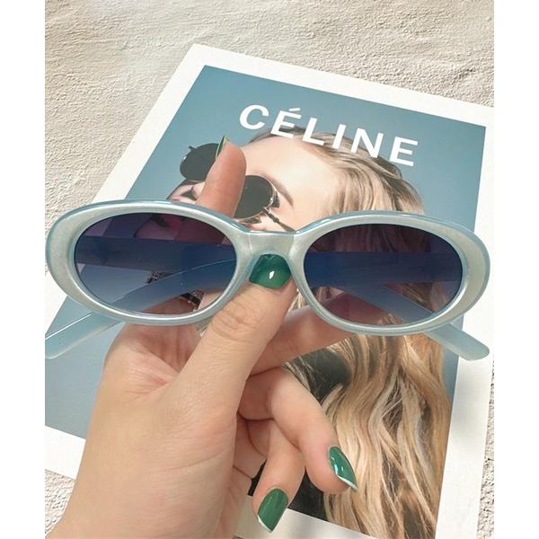 『タイムセール実施中』ZOZO問い合わせ番号:86485635ショップ:VIBGYOR，ヴィブジョーブランド:HALEY PESCA，ヘーリーペスカ商品名:HALEY PESCA/オーバルフレーム　Y2Kビジュー付きサングラスカテゴリ:ファ...