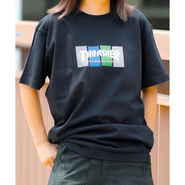 『セール実施中』ZOZO問い合わせ番号:86485987ショップ:THRASHER by RIFFLEPAGE，スラッシャー バイ リフルページブランド:THRASHER，スラッシャー商品名:4C BOX LOGO S/S T-SHIRTS...
