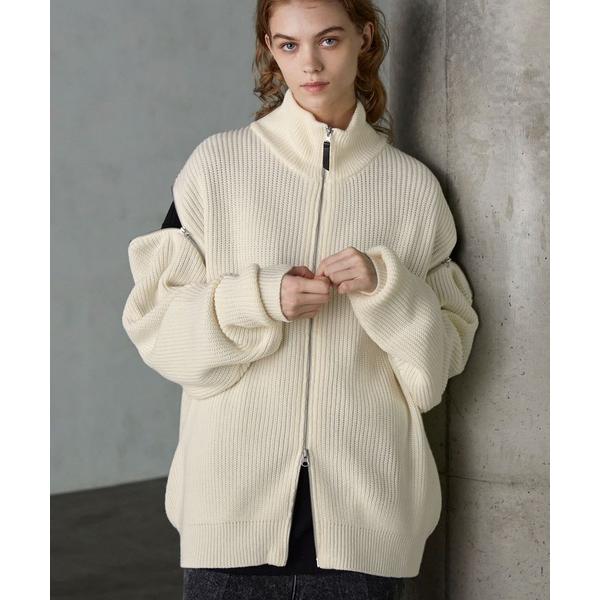 『タイムセール実施中』ZOZO問い合わせ番号:86486510ショップ:EMMA CLOTHES，エマ クローズブランド:SERACE，セラス商品名:【SERACE】2way loose zip drivers knit / 2wayルーズ...