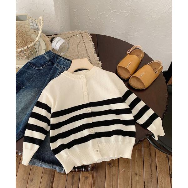 『タイムセール実施中』ZOZO問い合わせ番号:86486756ショップ:aimoha，アイモハブランド:aimoha，アイモハ商品名:【aimoha-KIDS-】ボーダーカーディガンカテゴリ:トップス>カーディガン/ボレロブランド品番...