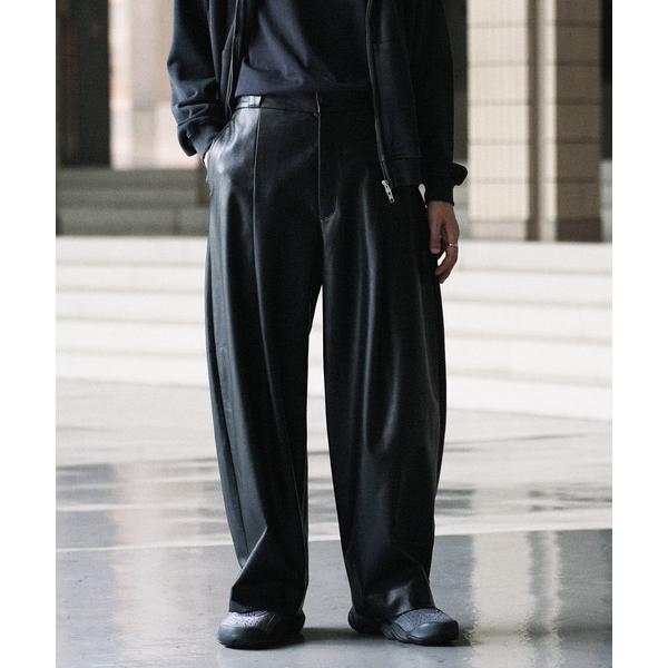 『タイムセール実施中』ZOZO問い合わせ番号:86487634ショップ:MONO-MART，モノマートブランド:WYM LIDNM，ウィム バイ リドム商品名:ARTIFICIAL GRAIN COMFORT PANTSカテゴリ:パンツ&g...