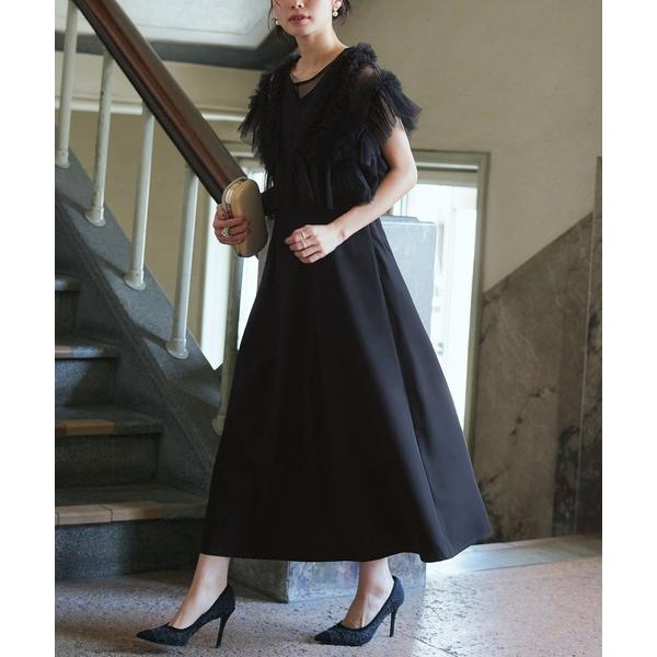 『タイムセール実施中』ZOZO問い合わせ番号:86487955ショップ:RUIRUE BOUTIQUE，ルイルエブティックブランド:RUIRUE BOUTIQUE，ルイルエブティック商品名:オケージョンドレス 結婚式 ｜ フリルチュールシア...