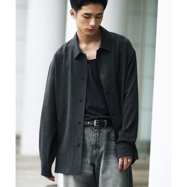 『タイムセール実施中』ZOZO問い合わせ番号:86488253ショップ:MONO-MART，モノマートブランド:WYM LIDNM，ウィム バイ リドム商品名:FAUX WOOL COMFORT SHIRTカテゴリ:トップス>シャツ/...