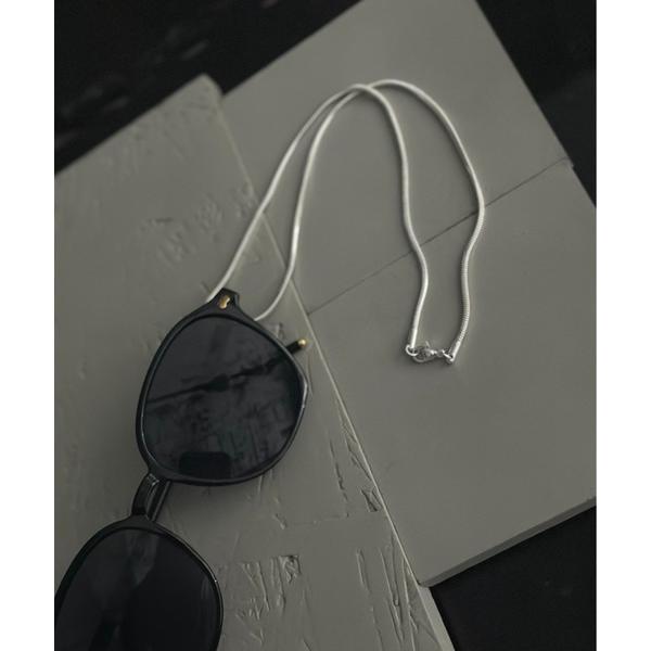 『セール実施中』ZOZO問い合わせ番号:86489421ショップ:BURNER，バーナーブランド:Burner，バーナー商品名:【OKUOKU　0909】　2点SET   低アレルギーステンレス合金ネックレス　＆　サングラス　chi-gla...