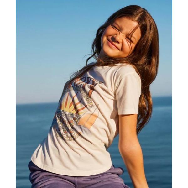 『セール実施中』ZOZO問い合わせ番号:86549982ショップ:ROXY/QUIKSILVER，ロキシー/クイックシルバーブランド:ROXY，ロキシー商品名:DAY AND NIGHT VINTAG/ロキシーキッズ半袖Tシャツカテゴリ:ト...