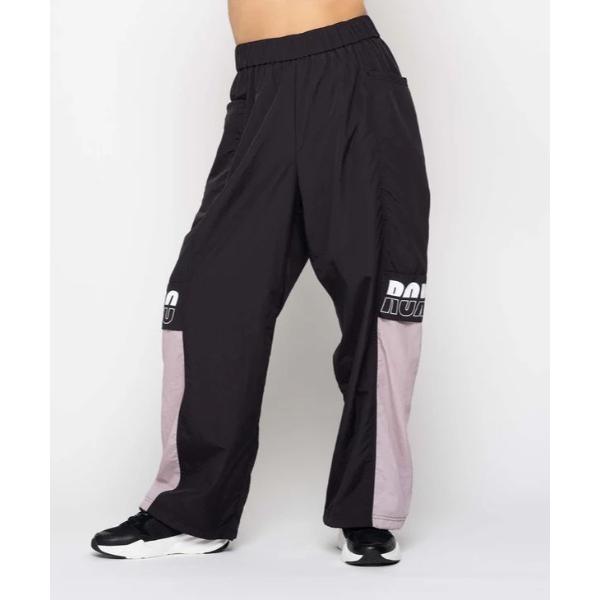 『タイムセール実施中』ZOZO問い合わせ番号:86550034ショップ:ROXY/QUIKSILVER，ロキシー/クイックシルバーブランド:ROXY，ロキシー商品名:BEAT THE HEAT PANTS/ロキシーロゴナイロンワイドパンツカ...