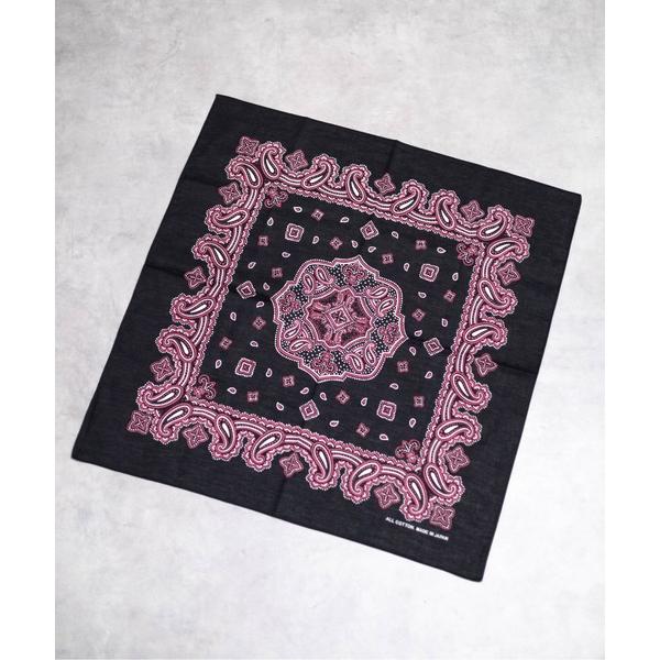 『タイムセール実施中』ZOZO問い合わせ番号:86550793ショップ:NO WAY，ノー ウェイブランド:NO WAY，ノーウェイ商品名:/NADE IN JAPAN/コットンバンダナカテゴリ:財布/小物>ハンカチ/ハンドタオルブラ...