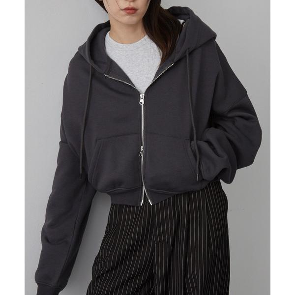 『タイムセール実施中』ZOZO問い合わせ番号:86584473ショップ:MONO-MART，モノマートブランド:nui nullu，ヌイヌル，MONO-MART，モノマート商品名:【nui nullu】ショートダブルジップパーカー＜セットア...