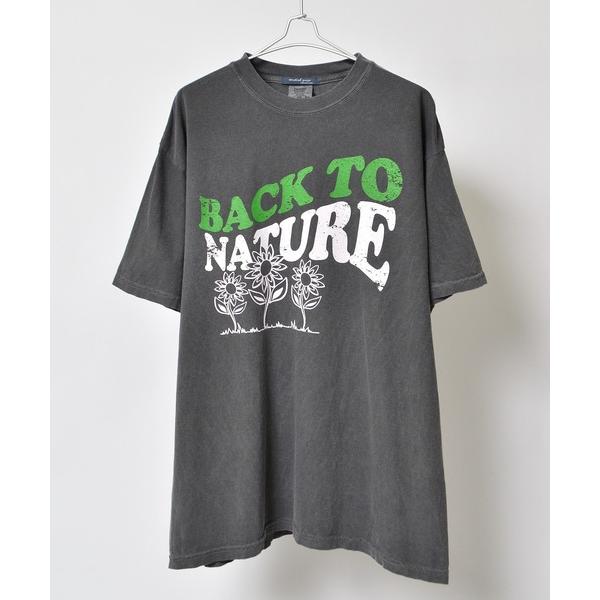 ZOZO問い合わせ番号:86586102ショップ:Revo.，レヴォブランド:Revo.，レボ商品名:MODISH GAZE BACK TO NATURE ピグメント加工 ビッグシルエットTシャツカテゴリ:トップス>Tシャツ/カットソ...