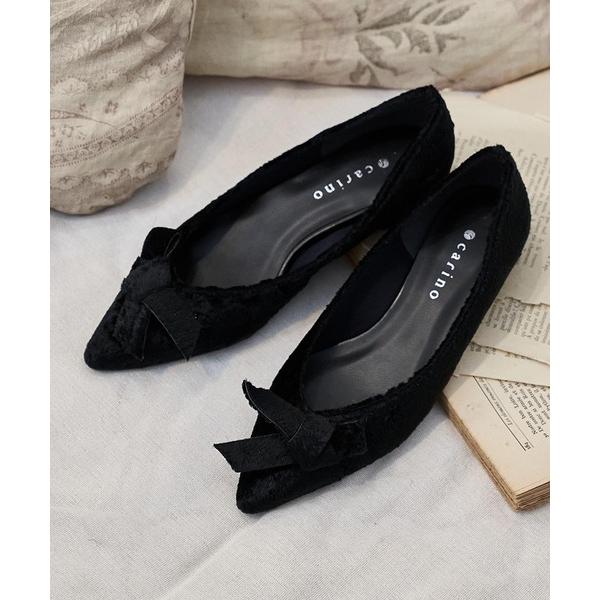 『セール実施中』ZOZO問い合わせ番号:86587493ショップ:Mode et Jacomo×ing，モードエジャコモ イングブランド:carino，カリーノ商品名:ベルベットリボンパンプスカテゴリ:シューズ>パンプスブランド品番:...