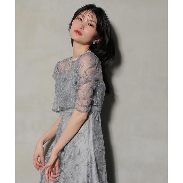 ZOZO問い合わせ番号:86588162ショップ:Kana，カナブランド:Kana，カナ商品名:シャーリングスリーブ 総レース フェミニン パーティー ドレス 結婚式 お呼ばれ マタニティ 妊婦 オケージョンカテゴリ:ワンピース/ドレス&g...