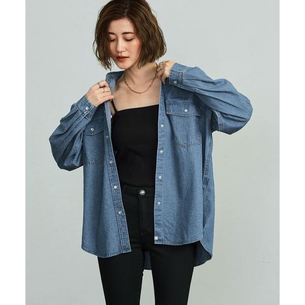 ZOZO問い合わせ番号:86589205ショップ:EDWIN，エドウインブランド:SOMETHING，サムシング，EDWIN，エドウィン商品名:SOMETHING ビッグデニムシャツカテゴリ:トップス>シャツ/ブラウスブランド品番:S...