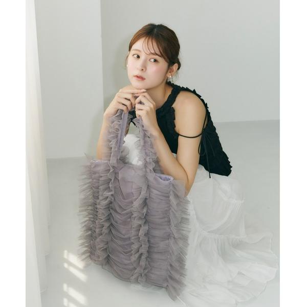 ZOZO問い合わせ番号:86589861ショップ:Olu.，オルドットブランド:Olu.，オルドット商品名:【Casselini/Olu.別注カラー】チュールシャーリングトートカテゴリ:バッグ>トートバッグブランド品番:OL24SHA...