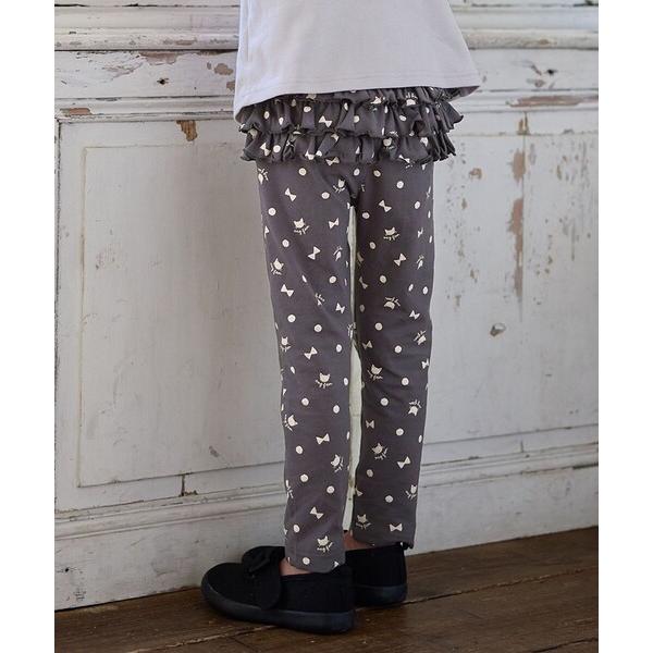 『セール実施中』※このアイテムは返品・交換対象外商品です。ZOZO問い合わせ番号:86656781ショップ:ANY，エニィブランド:ANY，エニィ商品名:【WEB限定】フリル付き総柄レギンスカテゴリ:レッグウェア>レギンス/スパッツブ...