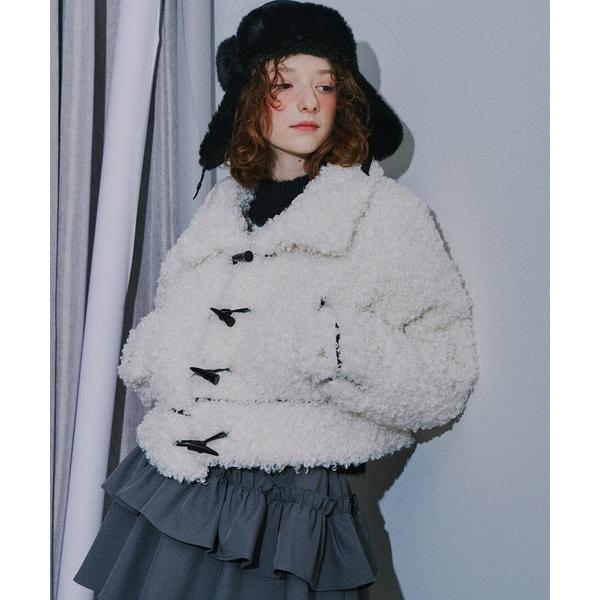 『タイムセール実施中』ZOZO問い合わせ番号:86657208ショップ:19 roots studio，ナインティーン ルーツ スタジオブランド:VIOLETTA，ヴィオレッタ商品名:ボアショートコートカテゴリ:ジャケット/アウター>...