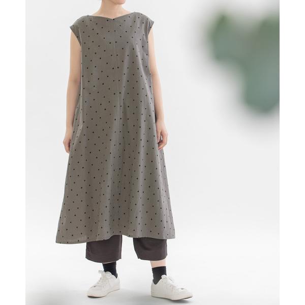 『セール実施中』ZOZO問い合わせ番号:86657709ショップ:COO ONLINE，クーオンラインブランド:nop de nod，ノップドゥノッド商品名:Cornet リネンコットン polkaノースリーブ2wayワンピースカテゴリ:ワ...