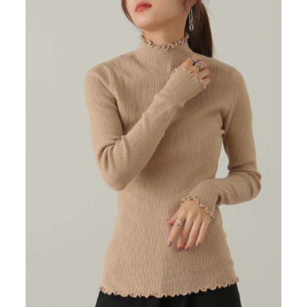 ZOZO問い合わせ番号:86657876ショップ:HUG.U，ハグユーブランド:HUG.U，ハグユー商品名:もっちりリブニットカテゴリ:トップス>ニット/セーターブランド品番:d018素材:表地: レーヨン50%， ナイロン50%原産...