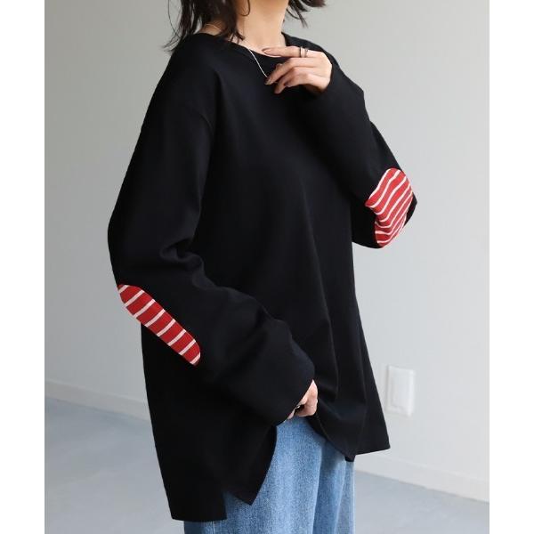 ZOZO問い合わせ番号:86658883ショップ:HUG.U，ハグユーブランド:HUG.U，ハグユー商品名:肘パッチカットソーカテゴリ:トップス>Tシャツ/カットソーブランド品番:d366素材:綿100%原産国:中国カラー:ホワイト，...