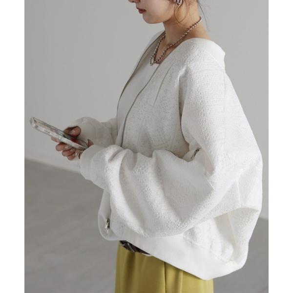 ZOZO問い合わせ番号:86658931ショップ:HUG.U，ハグユーブランド:HUG.U，ハグユー商品名:レースブルゾンカテゴリ:ジャケット/アウター>ブルゾンブランド品番:d452素材:表面: ポリエステル100%， 裏面: ポリ...