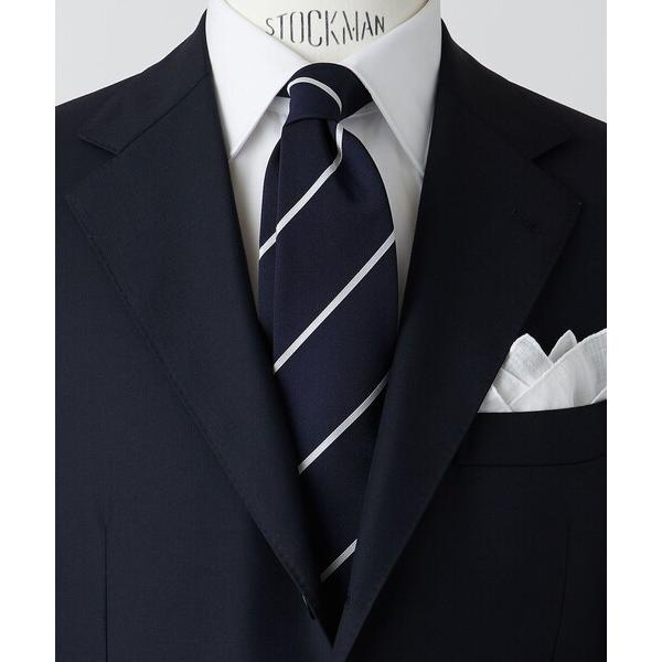ZOZO問い合わせ番号:86692014ショップ:UNITED ARROWS，ユナイテッドアローズブランド:UNITED ARROWS，ユナイテッドアローズ商品名:ネイビー ストライプ ネクタイカテゴリ:フォーマルスーツ/小物>ネクタ...