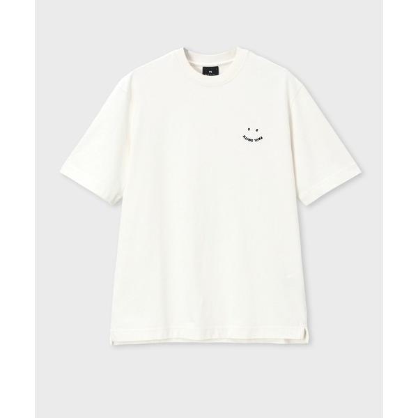 ZOZO問い合わせ番号:86694348ショップ:Paul Smith，ポール・スミスブランド:PS Paul Smith，ピーエスポールスミス商品名:Happy” 半袖Tシャツ / 242524 965XEカテゴリ:トップス>Tシャ...