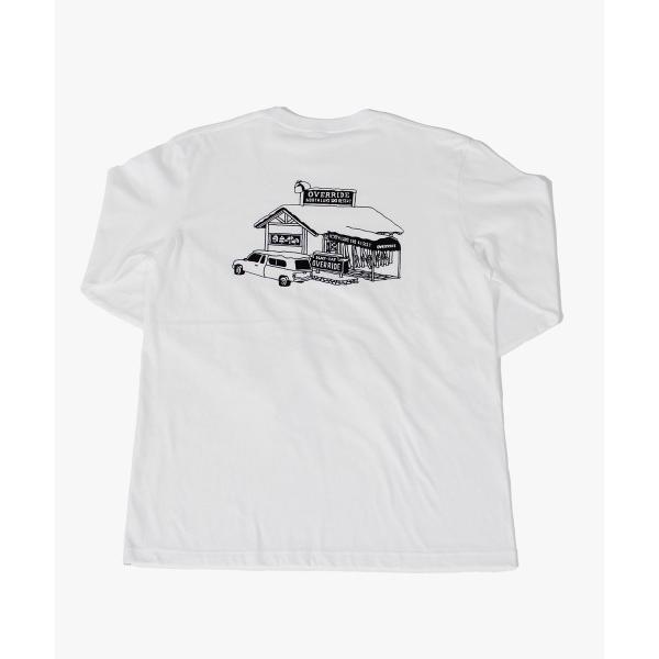 『タイムセール実施中』ZOZO問い合わせ番号:86726797ショップ:OVERRIDE，オーバーライドブランド:OVERRIDE，オーバーライド商品名:WADATAKESHI X OVERRIDE L/S T-shirt / オーバーライ...