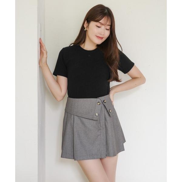 ZOZO問い合わせ番号:86726938ショップ:Her lip to，ハーリップトゥブランド:Her lip to，ハーリップトゥー商品名:Trois Logo Ribbed Teeカテゴリ:トップス>Tシャツ/カットソーブランド品...