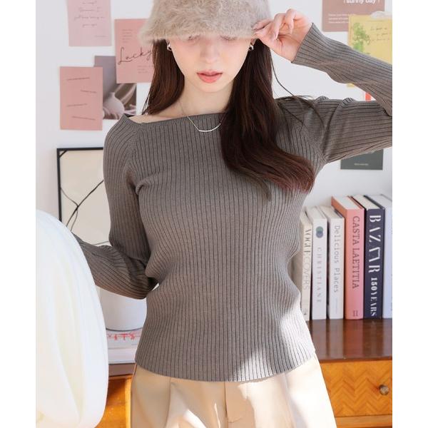 ZOZO問い合わせ番号:86726994ショップ:Doula Doula，ドゥーラドゥーラブランド:Doula Doula，ドゥーラドゥーラ商品名:スクエアネックリブニットカテゴリ:トップス>ニット/セーターブランド品番:GAD24W...