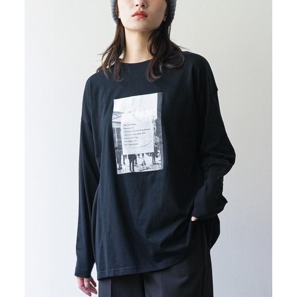 『タイムセール実施中』ZOZO問い合わせ番号:86727453ショップ:mili an deni，ミリアンデニブランド:mili an deni，ミリアンデニ商品名:フォトプリントロンTカテゴリ:トップス>Tシャツ/カットソーブランド...