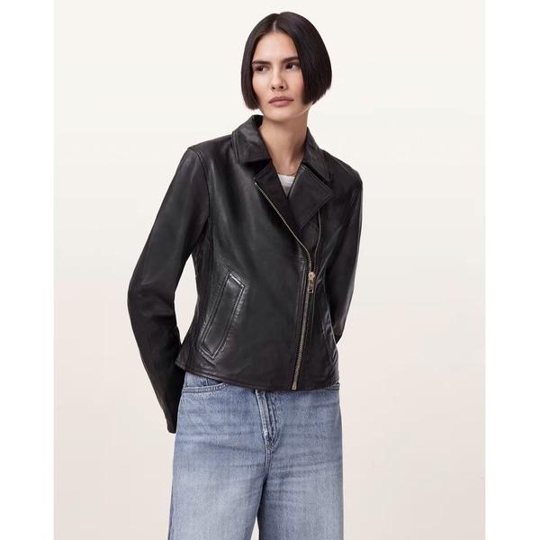 ZOZO問い合わせ番号:86728152ショップ:ALLSAINTS，オールセインツブランド:ALLSAINTS，オールセインツ商品名:VELA SLIM FIT LEATHER BIKER JACKET | VELA スリム フィット レ...