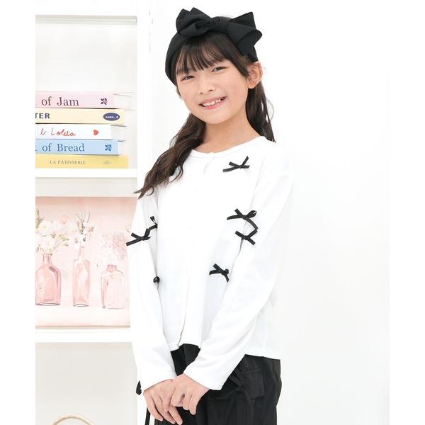 『タイムセール実施中』ZOZO問い合わせ番号:86760509ショップ:Bee，ビーブランド:Bee des Bee，ビーデスビー商品名:リボンカーディガンカテゴリ:トップス>カーディガン/ボレロブランド品番:taa04515-2/t...