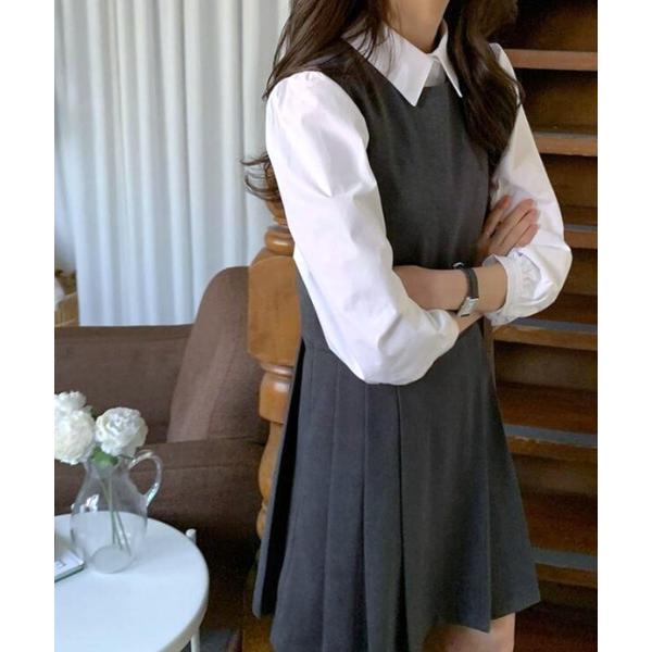 『タイムセール実施中』ZOZO問い合わせ番号:86760641ショップ:Bonjour Sagan，ボンジュールサガンブランド:LAC-VERT，ラック・ヴェール，Bonjour Sagan，ボンジュールサガン商品名:プリーツ切替ミニ丈ワン...