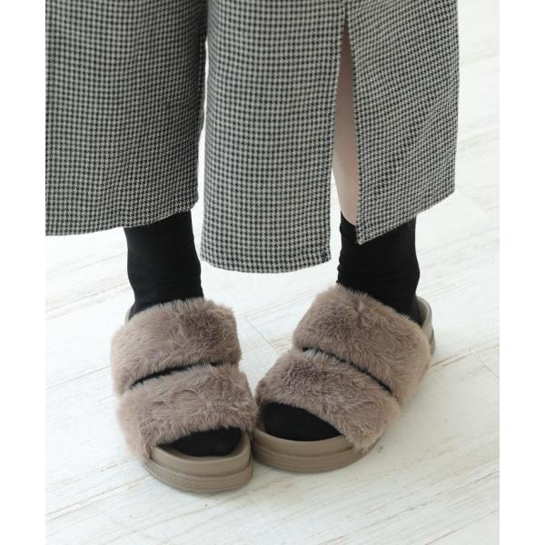 『タイムセール実施中』ZOZO問い合わせ番号:86761779ショップ:Ada.，エイダブランド:DEMETER，デメテル商品名:厚底ソール ボリューム抜群 ダブルベルト ファーサンダルカテゴリ:シューズ>サンダルブランド品番:dem...