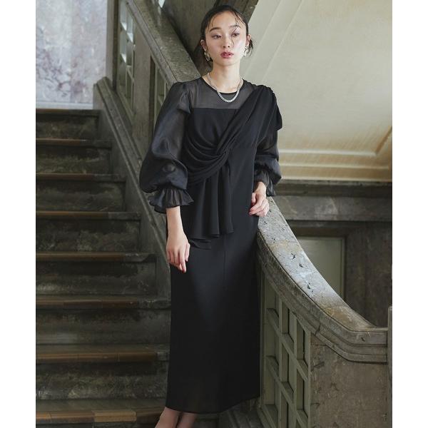 『タイムセール実施中』ZOZO問い合わせ番号:86762212ショップ:RUIRUE BOUTIQUE，ルイルエブティックブランド:RUIRUE BOUTIQUE，ルイルエブティック商品名:オケージョンドレス 結婚式 3way ｜ ドレープ...