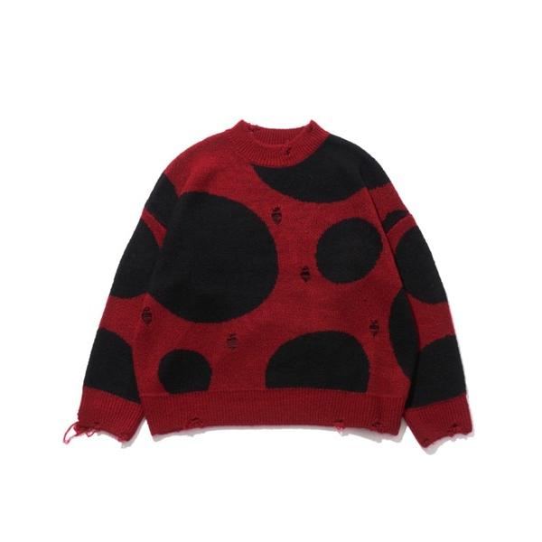 『タイムセール実施中』ZOZO問い合わせ番号:86762242ショップ:YARD PLUS/AUNT MARIE'S，ヤードプリュス/アントマリーズブランド:OPULENCE，オーピュレンス商品名:グランジドットニットカテゴリ:トップス&g...