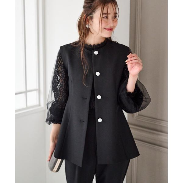 『タイムセール実施中』ZOZO問い合わせ番号:86763019ショップ:RANAN，ラナンブランド:RANAN，ラナン商品名:【2点セット】防シワ/抗菌防臭　ペプラムベストテーパードパンツセットアップカテゴリ:フォーマルスーツ/小物>...