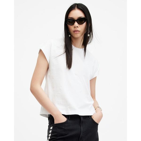 『セール実施中』ZOZO問い合わせ番号:86765017ショップ:ALLSAINTS，オールセインツブランド:ALLSAINTS，オールセインツ商品名:RUE SPLIT SHOULDER CREW NECK T-SHIRT | RUE ス...