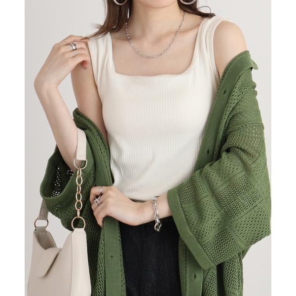 『タイムセール実施中』ZOZO問い合わせ番号:86765132ショップ:FUNALIVE，ファンアライブブランド:mitis，ミティス，FUNALIVE，ファンアライブ商品名:mitis スクエアネックカップ付きワイドリブタンクトップカテゴ...