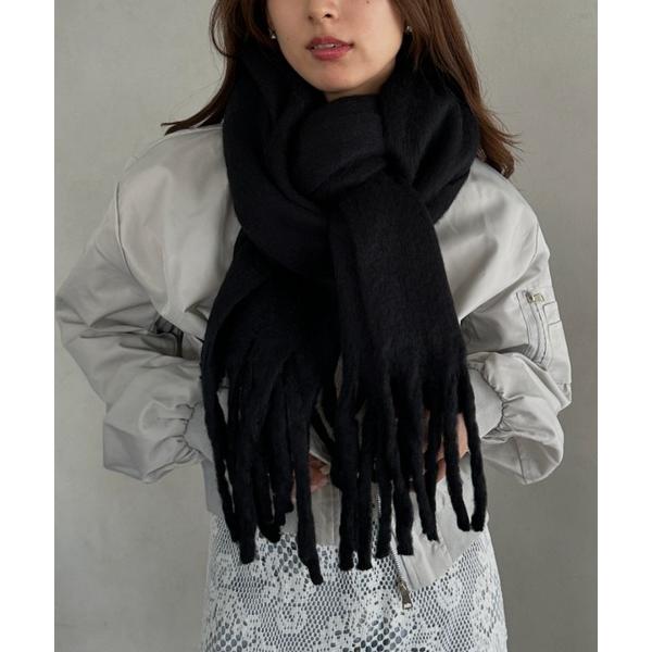 『タイムセール実施中』ZOZO問い合わせ番号:86767103ショップ:Outfitter lab，アウトフィッターラボブランド:MYMOOD.，マイムード，Outfitter lab，アウトフィッターラボ商品名:ボリューム太フリンジマフラ...