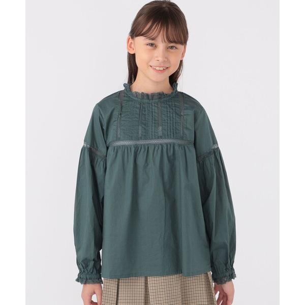 『タイムセール実施中』ZOZO問い合わせ番号:86798894ショップ:SHIPS KIDS，シップス キッズブランド:SHIPS，シップス商品名:SHIPS KIDS:140〜150cm / レース ピンタック 長袖 ブラウスカテゴリ:ト...