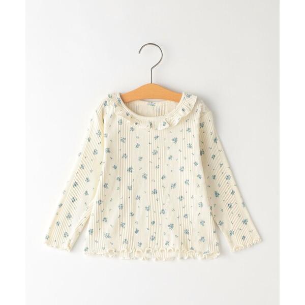 『タイムセール実施中』ZOZO問い合わせ番号:86798895ショップ:SHIPS KIDS，シップス キッズブランド:SHIPS，シップス商品名:SHIPS KIDS:80〜90cm / フラワー テキスタイル 長袖 TEEカテゴリ:トッ...