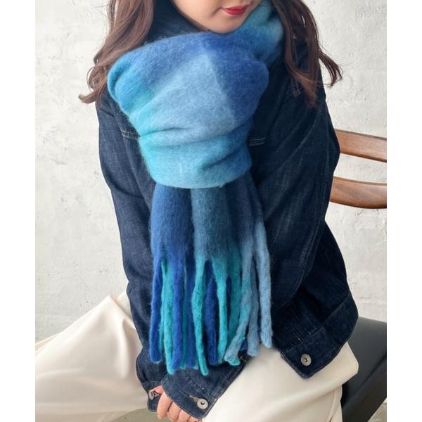 『タイムセール実施中』ZOZO問い合わせ番号:86799190ショップ:Outfitter lab，アウトフィッターラボブランド:CLEA，クレア，Outfitter lab，アウトフィッターラボ商品名:マルチチェックボリュームフリンジマフ...