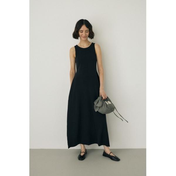 『タイムセール実施中』ZOZO問い合わせ番号:86865010ショップ:MOUSSY，マウジーブランド:M_，エムアンダーバー，MOUSSY，マウジー商品名:オーガニックコットンを使用　前後着用で襟ぐり開きの違いを楽しめるニットドレスカテゴ...