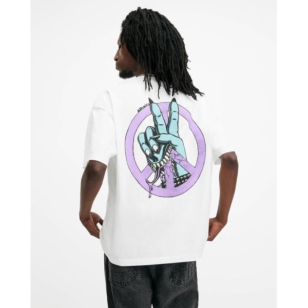 『セール実施中』ZOZO問い合わせ番号:86865088ショップ:ALLSAINTS，オールセインツブランド:ALLSAINTS，オールセインツ商品名:ACTIVIST GRAPHIC PRINTED OVERSIZED T-SHIRT |...