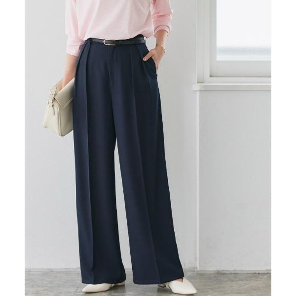 『タイムセール実施中』ZOZO問い合わせ番号:86865626ショップ:Pierrot，ピエロブランド:Pierrot，ピエロ商品名:センタープレスタックワイドパンツカテゴリ:パンツ>その他パンツブランド品番:e2405-022030...