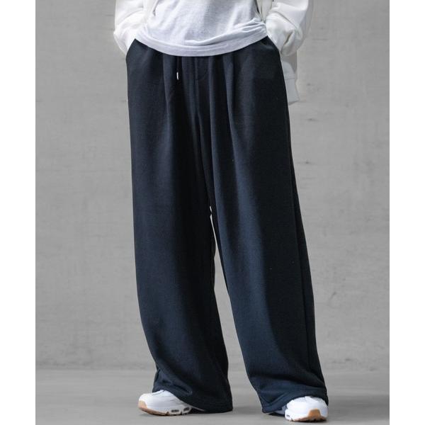 『タイムセール実施中』ZOZO問い合わせ番号:86865945ショップ:JOHN'S CLOSET，ジョンズクローゼットブランド:JOHN'S CLOSET，ジョンズクローゼット商品名:【13】ダブルタック スーパーワイド スウェットパンツ...