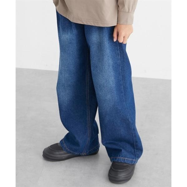 『タイムセール実施中』ZOZO問い合わせ番号:86866386ショップ:nissen，ニッセンブランド:QUNTSTYLE，キュントスタイル商品名:デニムワイドパンツ　＜綿100%＞カテゴリ:パンツ>デニムパンツブランド品番:VTU0...