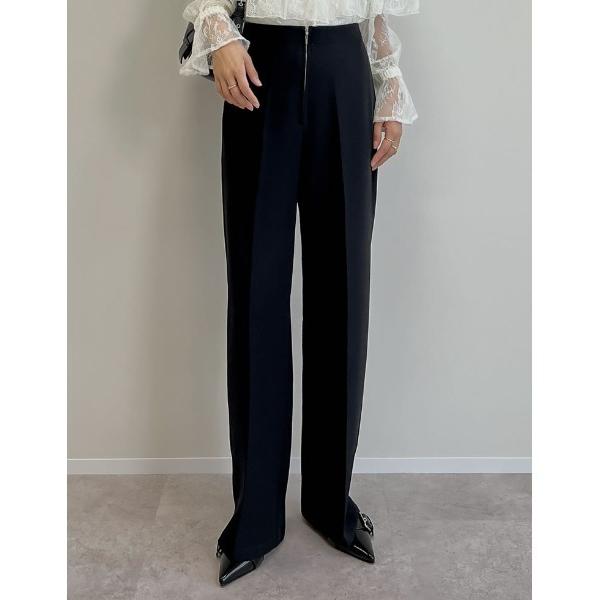 『セール実施中』ZOZO問い合わせ番号:86867142ショップ:Re:EDIT，リエディブランド:Re:EDIT，リエディ商品名:[低身長/高身長サイズ有][セレモニー オケージョン]カットツイルハイウエストジップパンツカテゴリ:パンツ&...