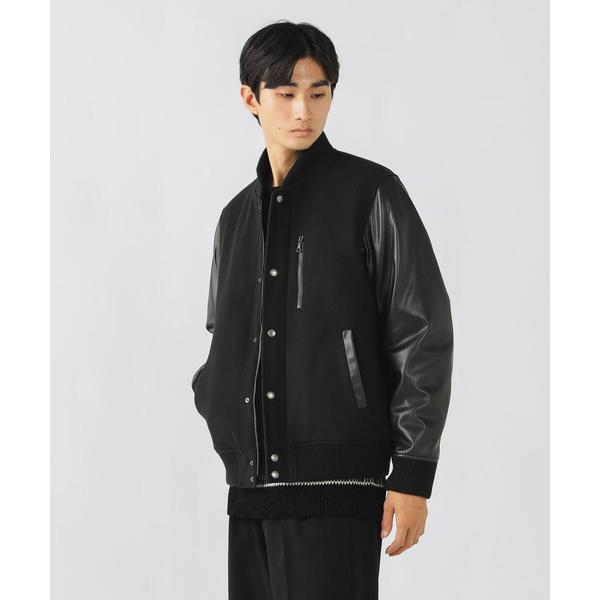 ZOZO問い合わせ番号:86868692ショップ:BEAMS HEART，ビームスハートブランド:BEAMS HEART，ビームスハート商品名:【完売間近】胸ジップ スタジアム ブルゾン/Zip-Pocket Varsity Blouson...