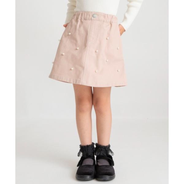 『セール実施中』ZOZO問い合わせ番号:86902324ショップ:branshes，ブランシェスブランド:branshes，ブランシェス商品名:【綿100％】パール付きスカートカテゴリ:スカート>スカートブランド品番:12-4433-...